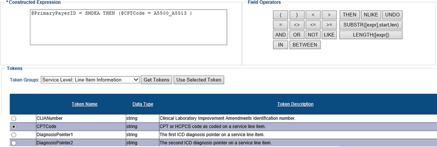 User Defined Edit Maintenance